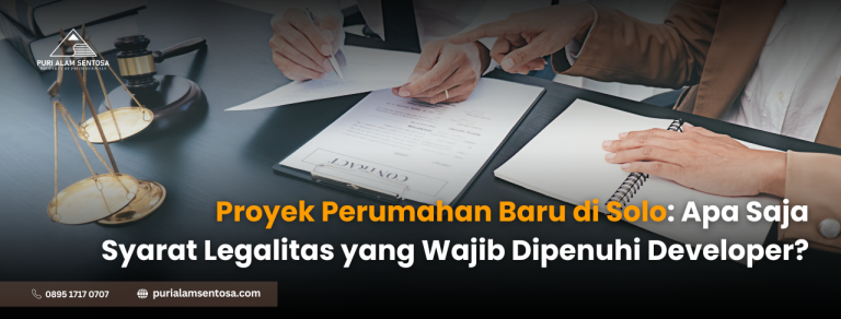 Proyek Perumahan Baru di Solo: Legalitas Wajib Developer